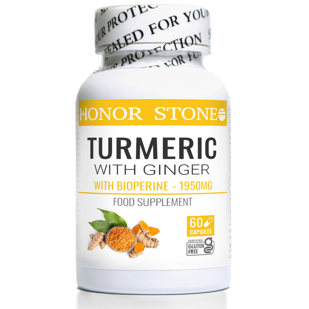 Turmeric & Ginger Capsules – Honor Stone - UK Online Supplements